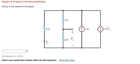 Solved Chapter 2 Problem 2126 Circuit Solution Find Io