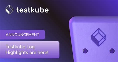 log highlighting for faster debugging with testkube