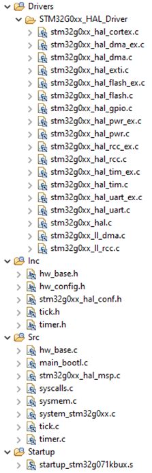 Including Hal And Ll Drivers As A Reference Stmicroelectronics Community