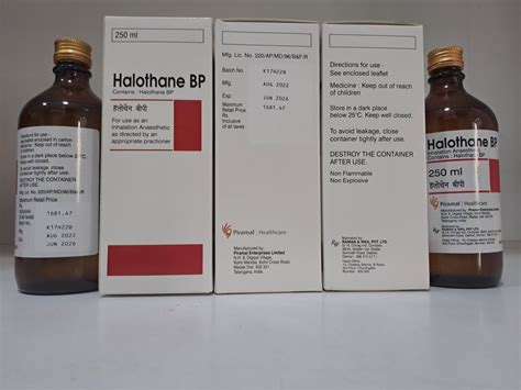 Halothane Bp 250ml At ₹ 1182bottle Halothane Solution In Mumbai Id 2849889089973