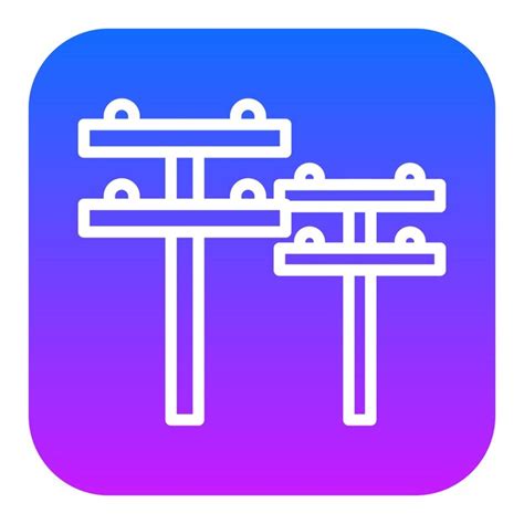 Premium Vector Electric Pole Vector Icons