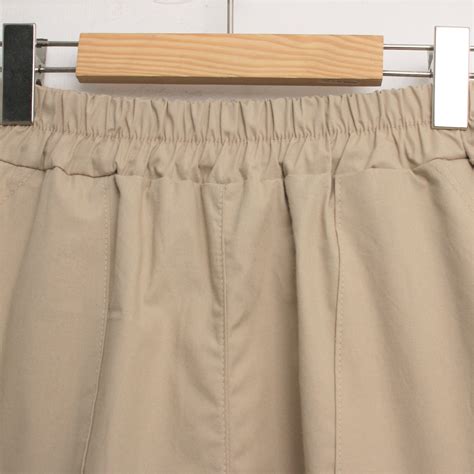 아웃 포켓 A라인 밴딩 롱 스커트