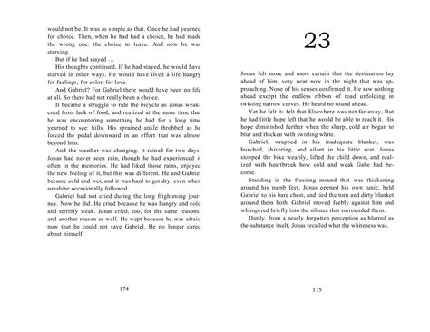 The Giver By Lois Lowry Catherinescrossculturalcafe Page 90 Flip
