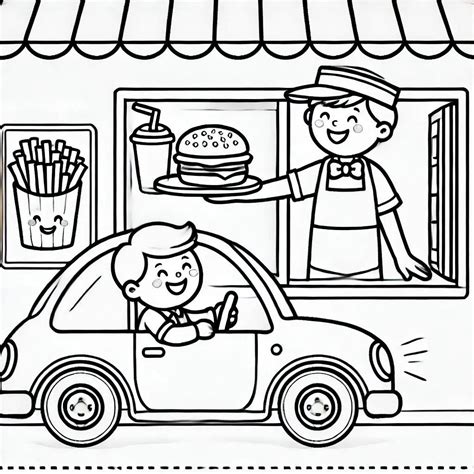 27 Restaurant Coloring Pages Unique Free Printables Pdf