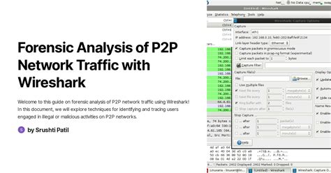 Forensic Analysis Of P2P Network Traffic With Wireshark