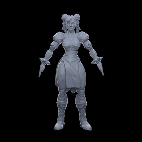 Stl File Jadatoys Chun Li Scan 🩻 ・3d Printer Model To Download・cults
