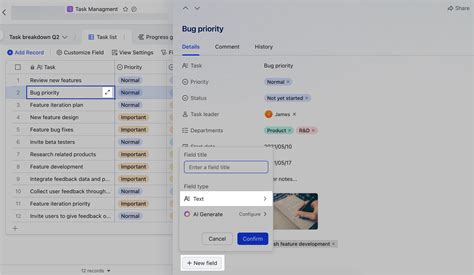Use Text Fields In Base