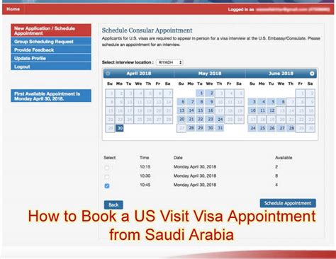 How To Book A Us Visit Visa Appointment From Saudi Arabia 2026 Best