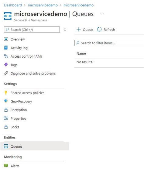 replace rabbitmq with azure service bus queues programming with wolfgang