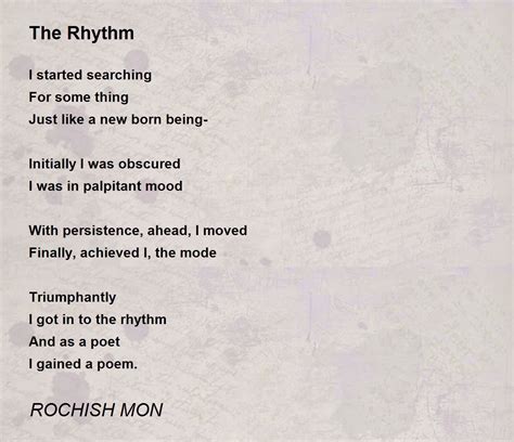 Poems About Rhythm