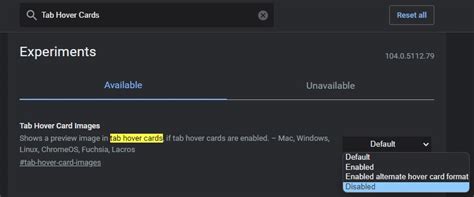 How To Disable Chrome Tab Previews David Stockdale S Scrapcode