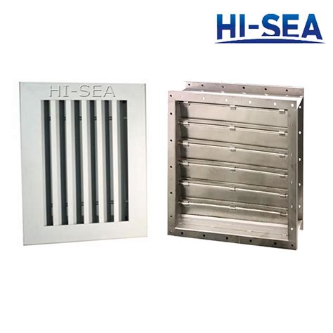 Rectangular Non Return Damper Supplier China Marine Damper