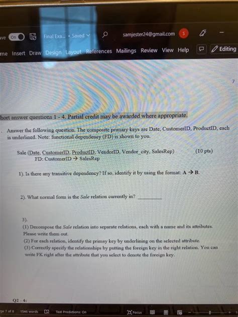 Solved Answer the following question. The composite primary | Chegg.com