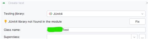 Junit4 Library Not Found In The Module Android Studio Stack Overflow