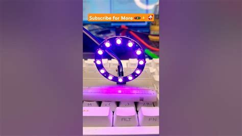 Arduino Rgb Led Ws2812 Neo Pixel Ring Ws2812 Neo Pixel Led Ring With Arduino Tronicslk Youtube