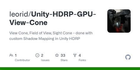 Unity Hdrp Gpu View Coneassetsviewconeenemyvisionconecs At Master