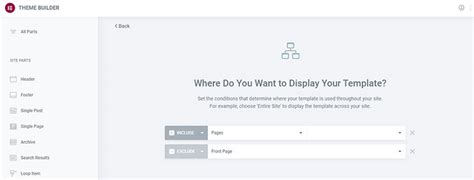 elementor display conditions nan c