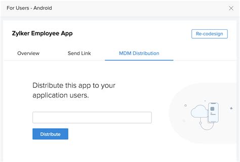 code sign android app for users zoho creator help