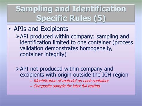 Ppt Sampling Identification And Testing Sit Powerpoint