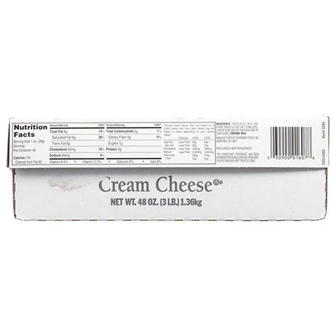 Raskas Cream Cheese 3 Lb Costco Food Database
