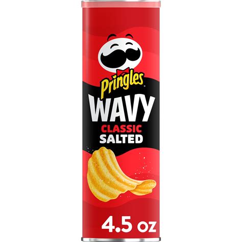 Pringles Wavy Potato Crisps Chips, Lunch Snacks, Snacks On The Go ...