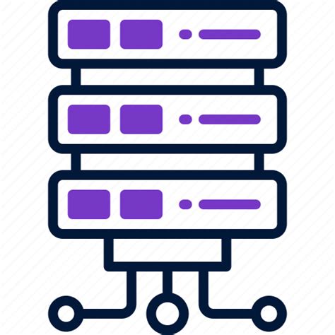 Database Server Datacenter Cyberspace Hosting Icon Download On Iconfinder