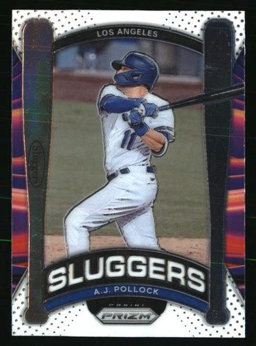 A J Pollock 2021 Panini Prizm Sl8 Baseball Card Ebay