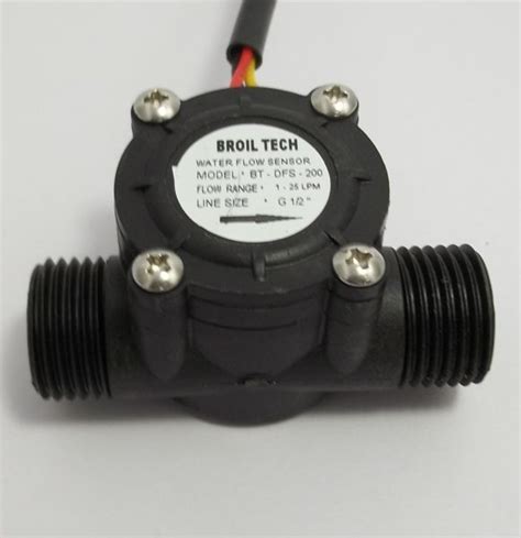 Plastic Water Flow Sensor High Accuracy For Water Measurement ID