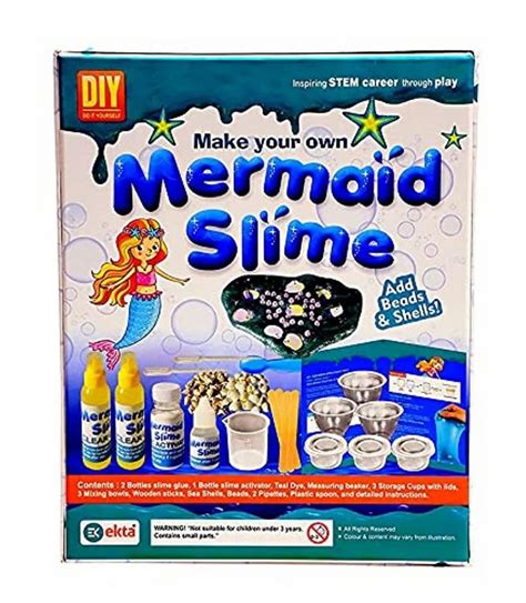 Mermaid Slime Non Toxic Activity Fun Learning Yucky Mermaid Slime