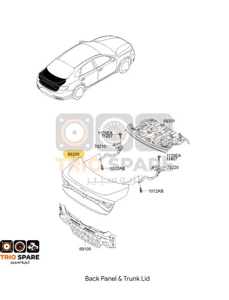 Panel Assy Trunk Lid Hyundai 2018 2020 69200g8011