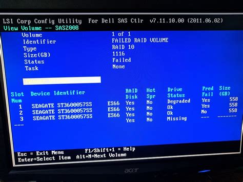 RAID Failure DELL Technologies