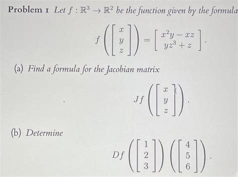 solved problem i let f r3→r2 be the function given by the