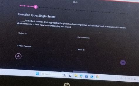 Quiz Question Type Single Select Is StudyX