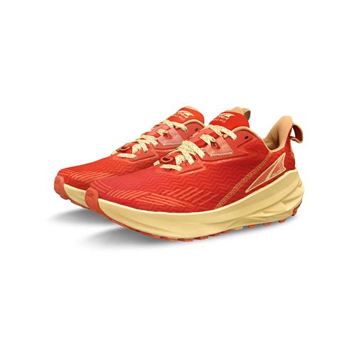 Trail Running Shoe Experience Wild Woman Col Red Orange Altra Running