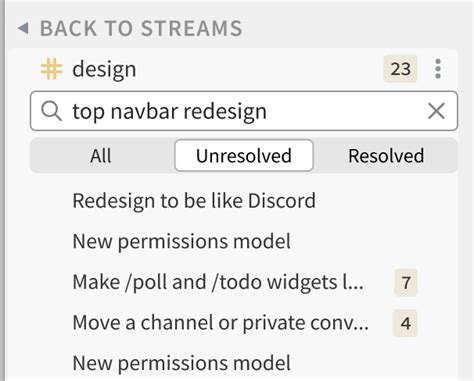 Make It Possible To Filter Topics By Resolved Unresolved State In More