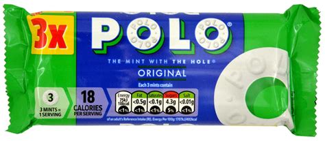 Michelles Specialities Polo Original Peppermint Multipack 3 X 34g