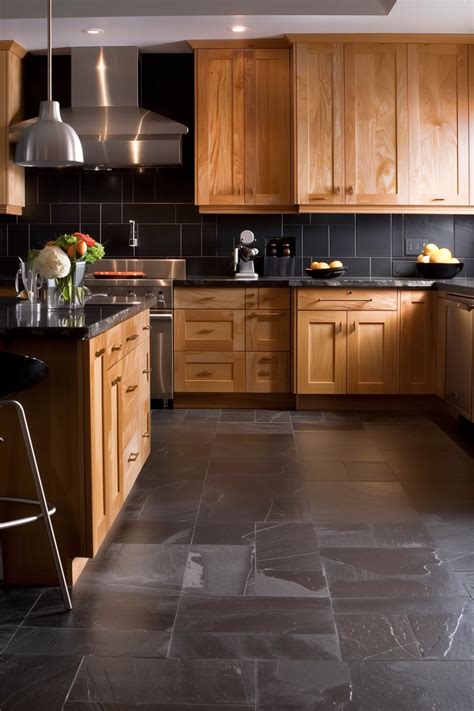 What New Kitchen Flooring Goes With Honey Oak Cabinets