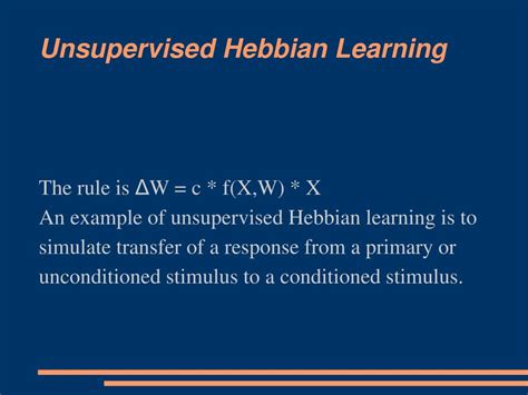 ppt hebbian coincidence learning powerpoint presentation free