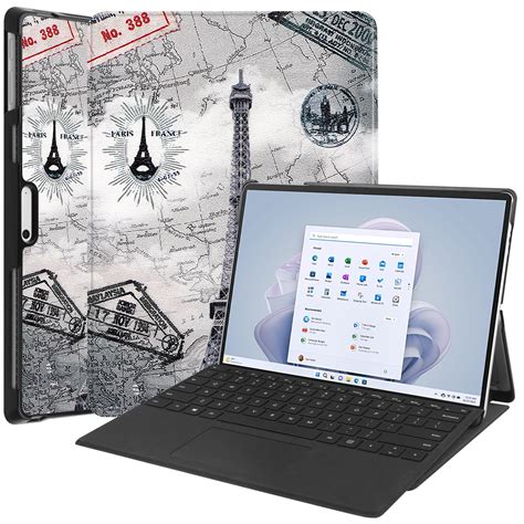 Allytech Microsoft Surface Pro 9 Case 13 2022 Released Pu Leather