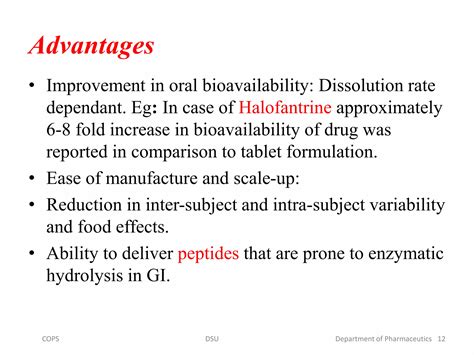Self Micro Emulsifying Drug Delivery System Pptx