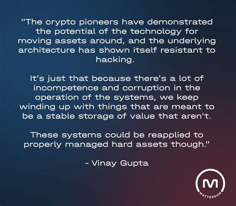 Vinay Gupta Posted On Linkedin