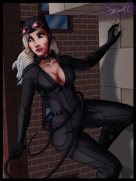 Rule 34 Batman Arkham City Batman Series Big Lips Blonde Hair Blue