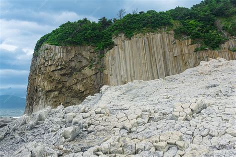 Premium Photo Columnar Basalt Rock Cape Stolbchaty On Kunashir Island Premium Photo Columnar Basalt Rock Cape Stolbchaty On Kunashir Island