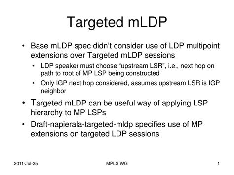 Ppt Targeted Mldp Powerpoint Presentation Free Download Id1993506