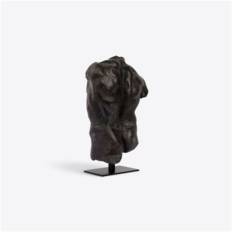 Small Bronze Maximillian Torso Male Torso Sculpture