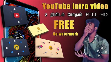 Youtube Intro Video Maker Minutes Intro Video Maker Tamil Full HD Intro Video Tamil