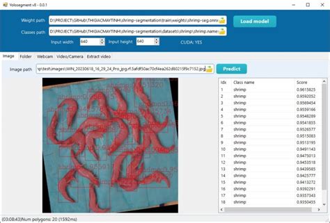 Hướng dẫn train custom model Instance Segmentation hình ảnh tôm bằng YOLO v8 THỊ GIÁC MÁY TÍNH