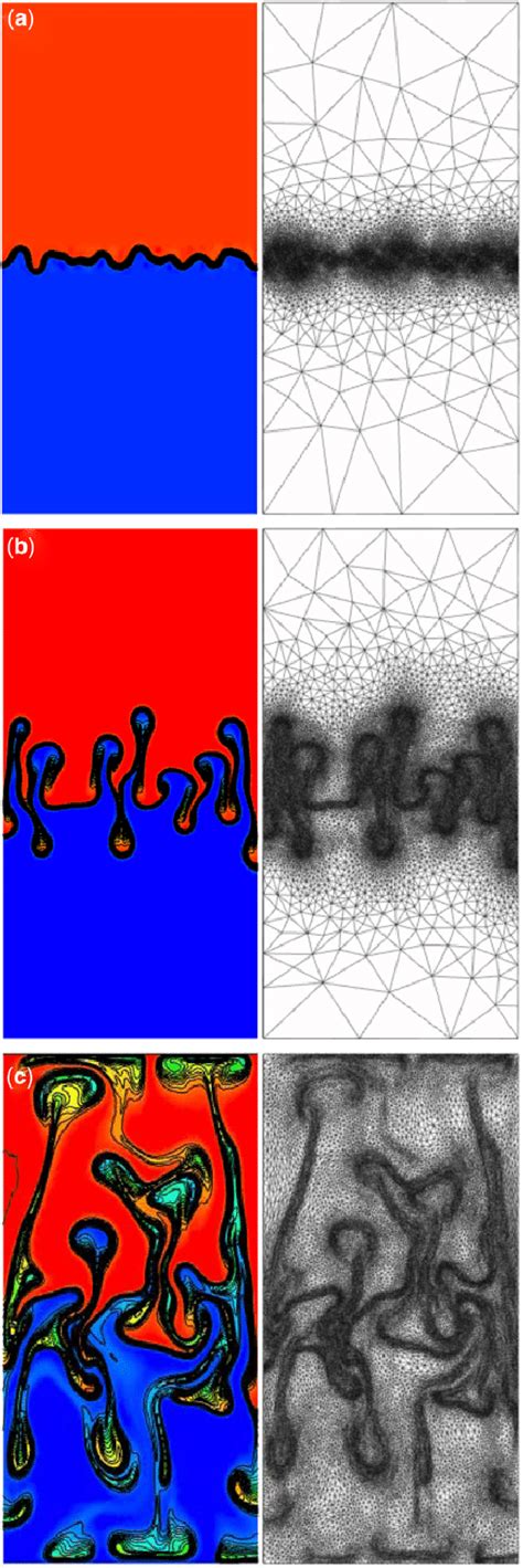 Example Of Adaptive Unstructured Mesh To Represent Complex Flow