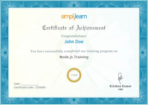 Node Js Certification Node Js Course Node Js Online Training