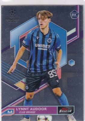 Topps Finest Champions League 2022 23 No 138 Lynnt Audoor Rookie Card Rc Ebay
